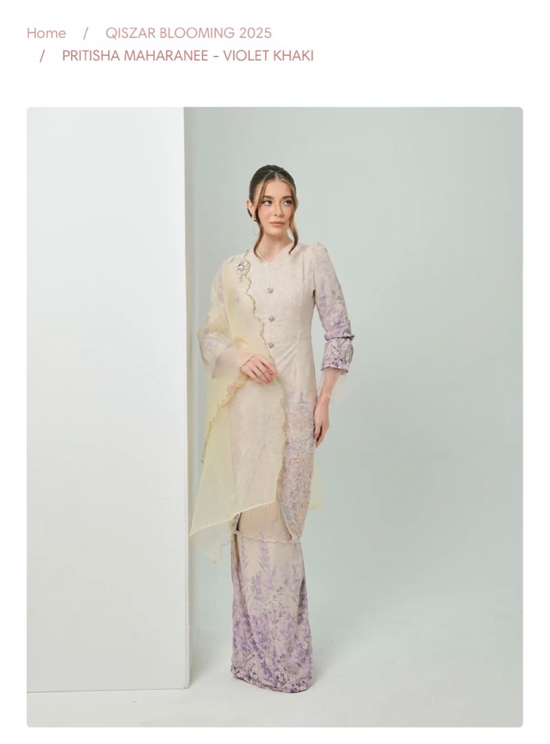 Pritisha Maharanee Qiszar, Women's Fashion, Muslimah Fashion, Baju Kurung & sets on Carousell