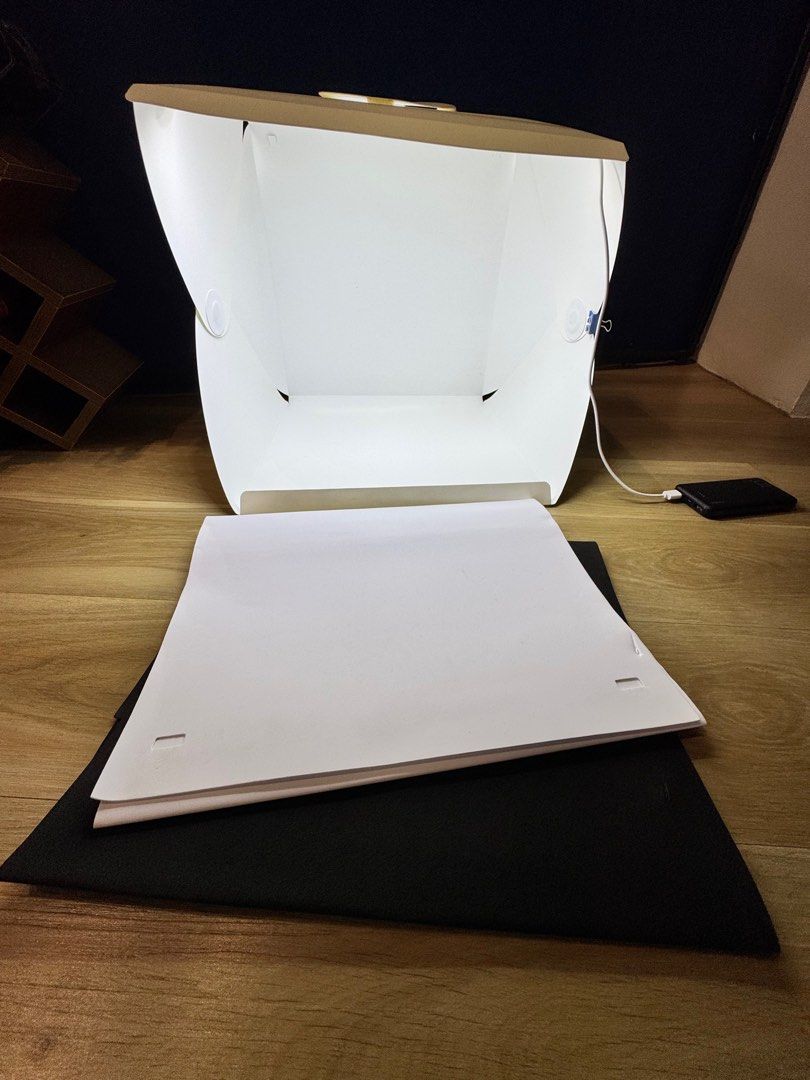Professional Folding Light Box Photography Studio Background Lightbox ...
