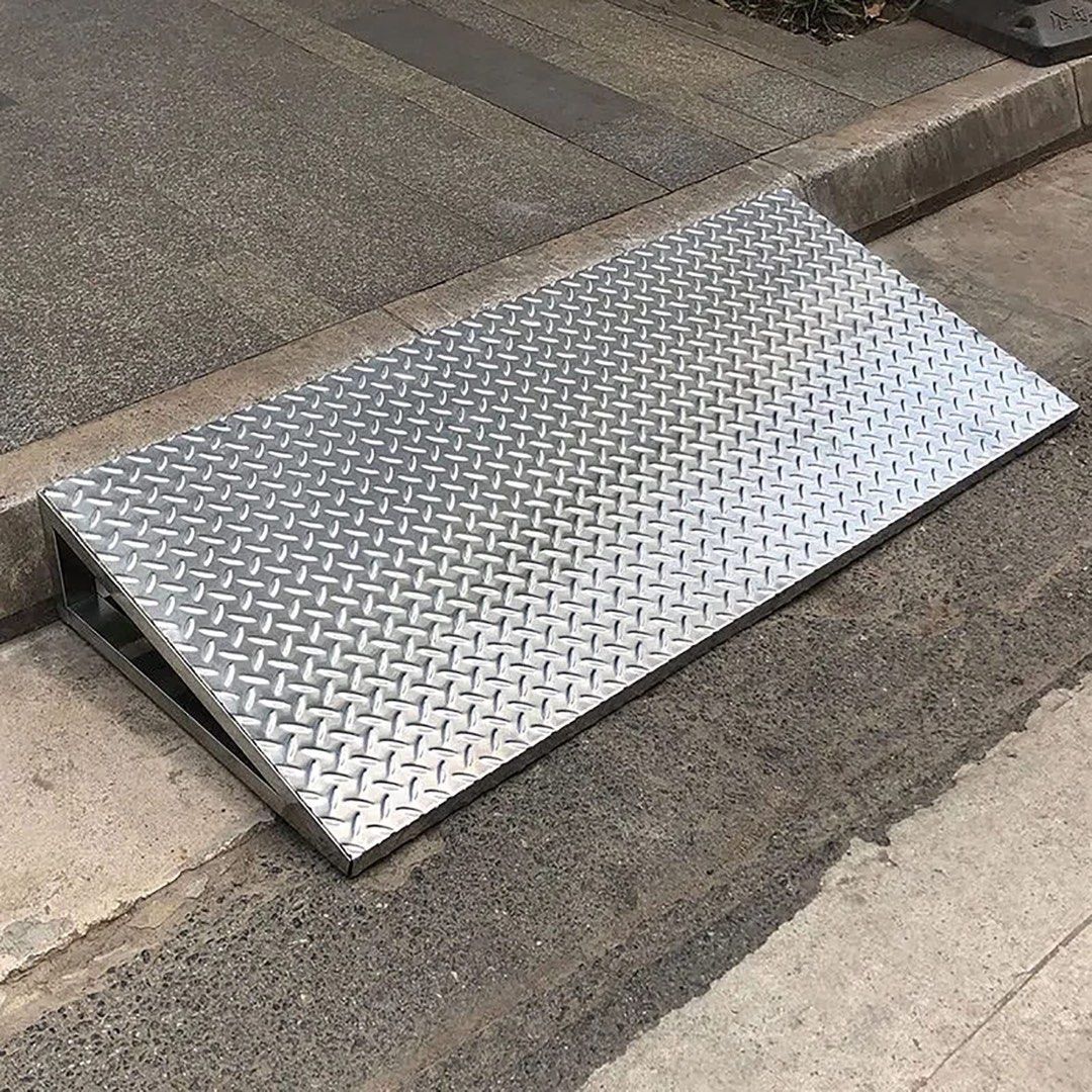 Ramp besi / wheelchair access, Furniture & Home Living, Outdoor ...