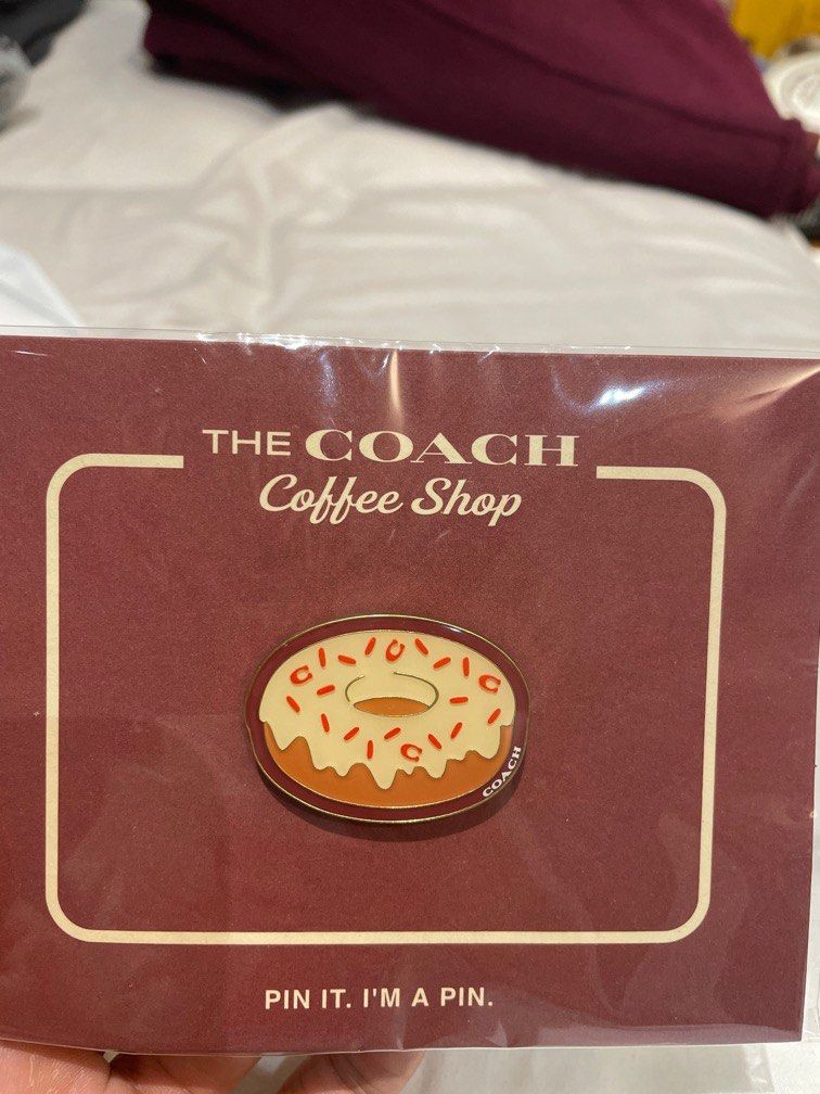*Rare* Coach Donut Pin, Luxury, Accessories on Carousell