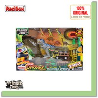 Red Box Toys Pre-Historic Times T-rex Large Dinosaur Playset Motorized ...