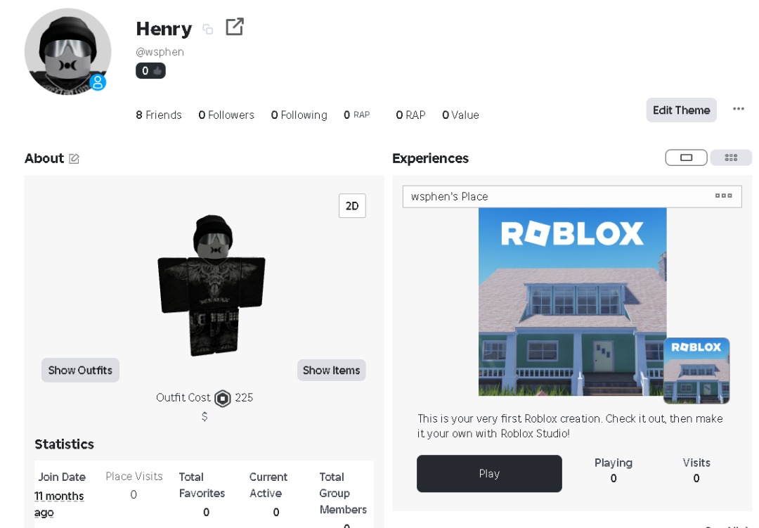 Roblox Account - 500 Robux Spent - Lots of playtime on Rivals and MVS2 ...
