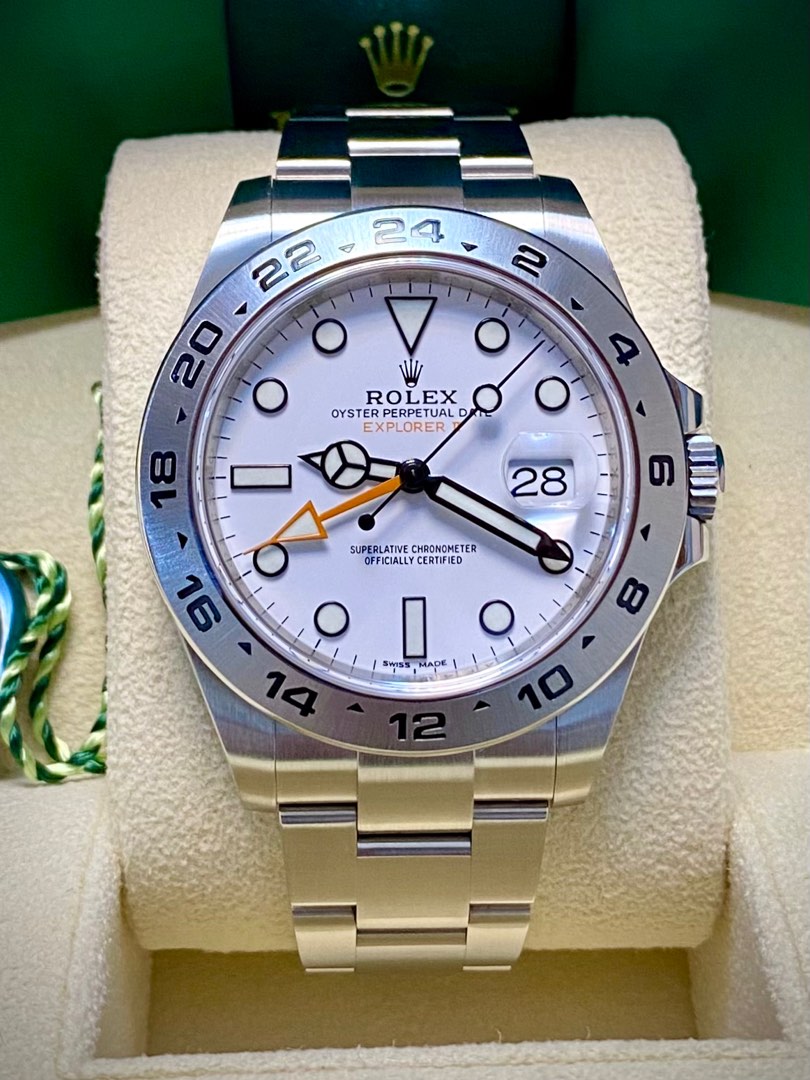 Rolex Explorer ll Polar White Dial, Luxury, Watches on Carousell