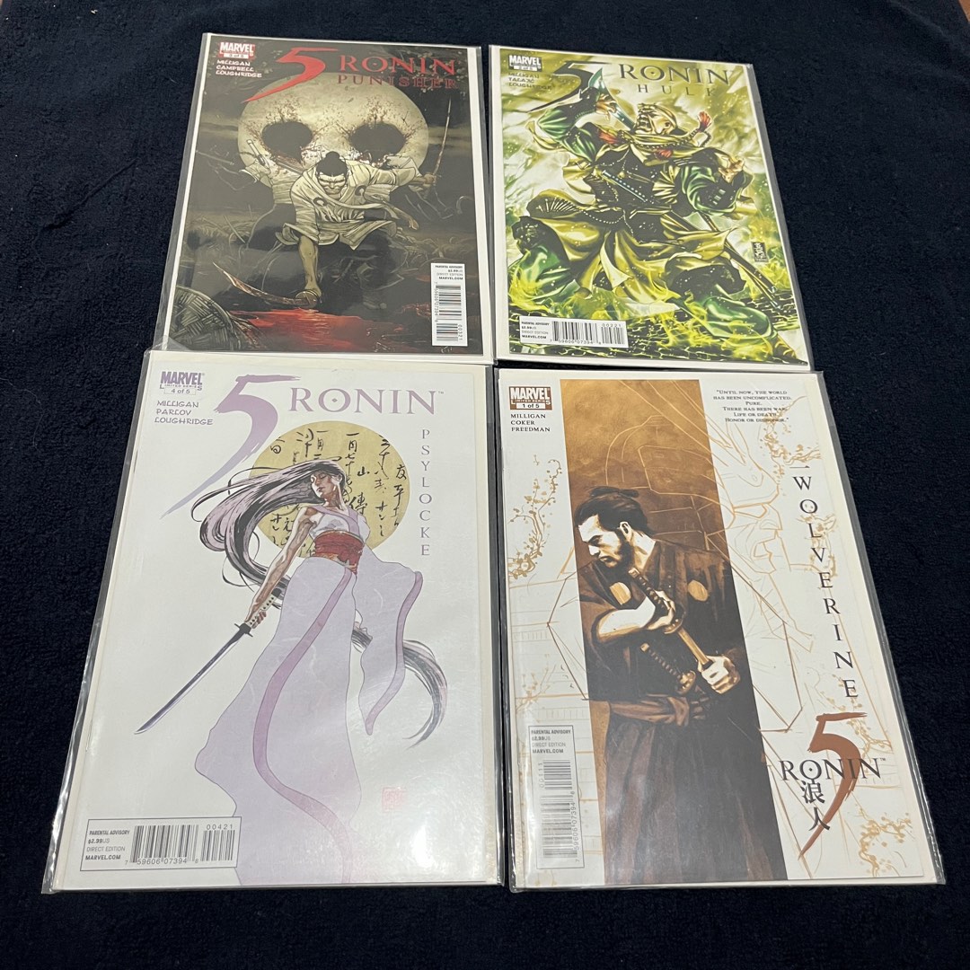 Ronin Marvel Comics (Punisher, Hulk, Wolverine, Psylocke), Hobbies ...
