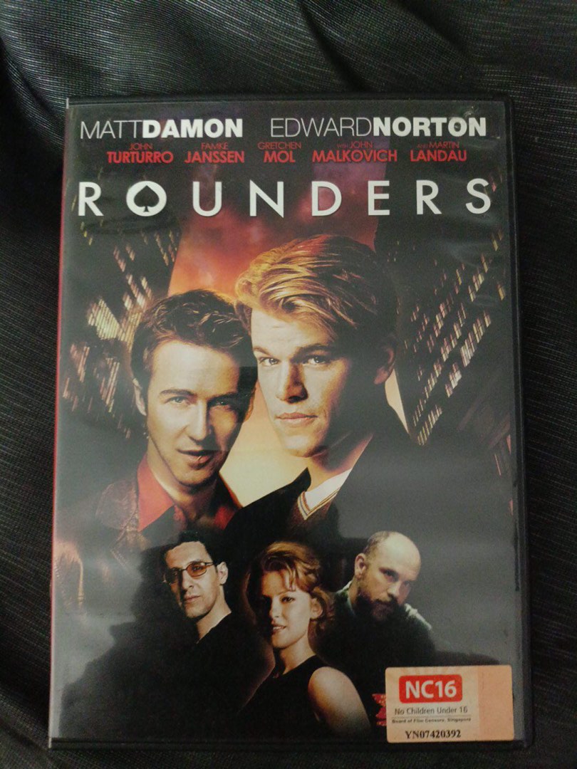 Rounders DVD, Hobbies & Toys, Music & Media, CDs & DVDs on Carousell