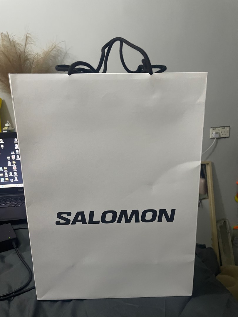 SALOMON PAPER BAG, Women's Fashion, Bags & Wallets, Tote Bags on Carousell