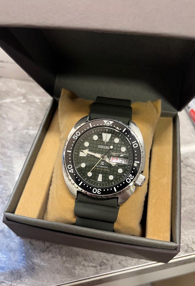 Seiko King Turtle Grenade Green JDM SBDY051 SRPE05K1 SRPE05 , Men's Fashion, Watches ...
