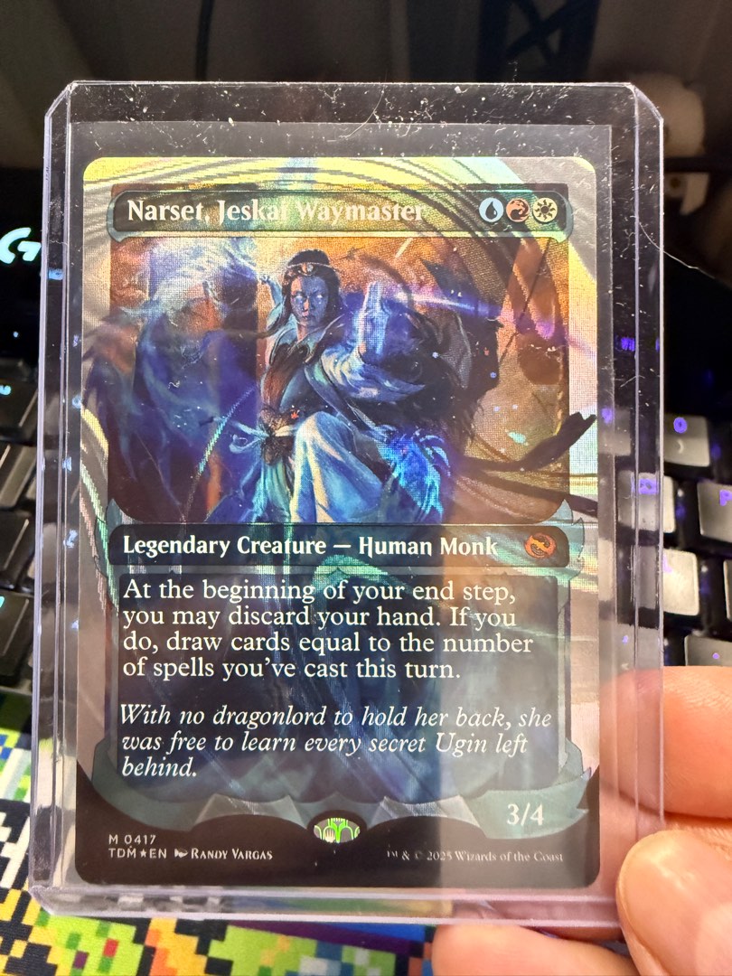 Showcase Narset, Jeskai Waymaster (Halo Foil) - MTG Tarkir Dragonstorm ...
