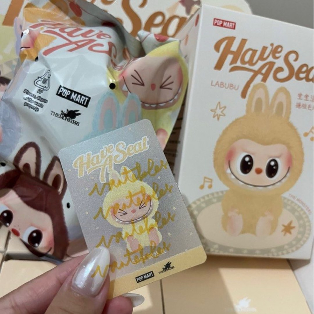 SISI Labubu v2 have a seat, Hobbies & Toys, Toys & Games on Carousell