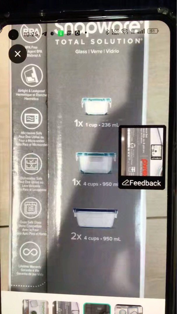 Snapware Total Solution Glass Food Storage, Furniture & Home Living, Kitchenware & Tableware ...