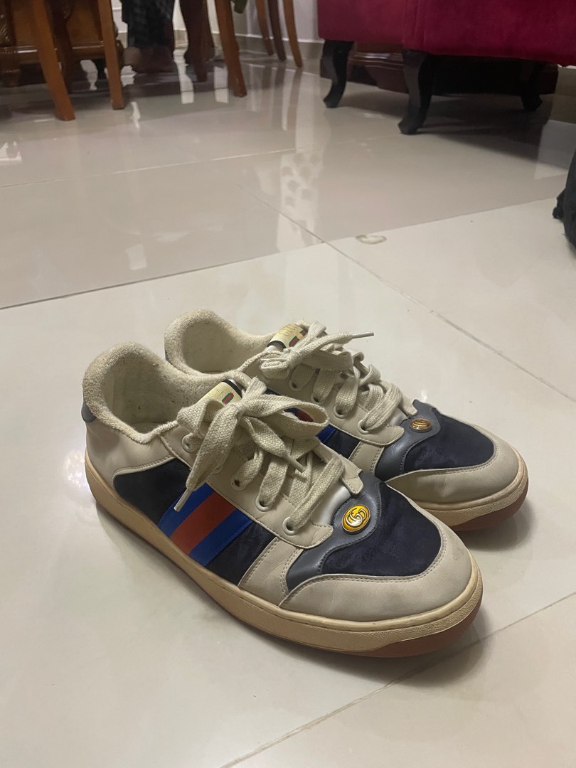 Sneakers Inspired Gucci Screener | Rare Retro Look, Men's Fashion ...