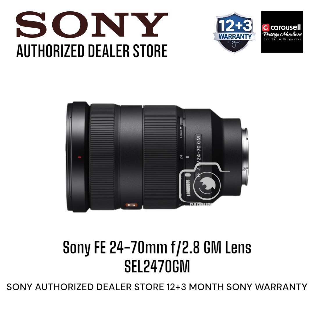 Sony 24-70mm f2.8 gm/2470 f2.8 gm/2470f2.8gm/SEL2470GM, Photography, Lens & Kits on Carousell