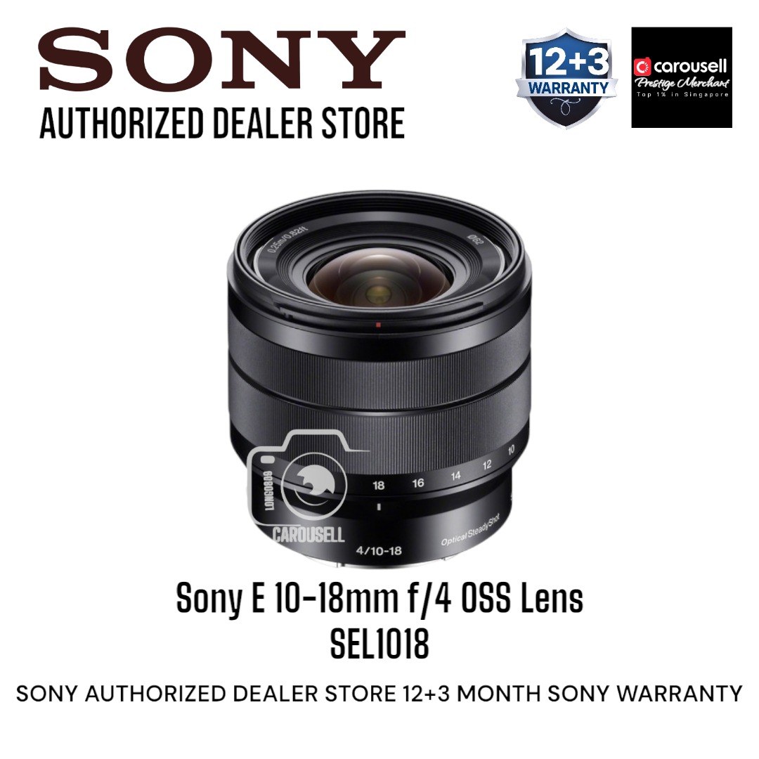 Sony E 10-18mm f4 OSS | 10-18mm f4 | SEL1018 |1018F4 APSC, Photography ...