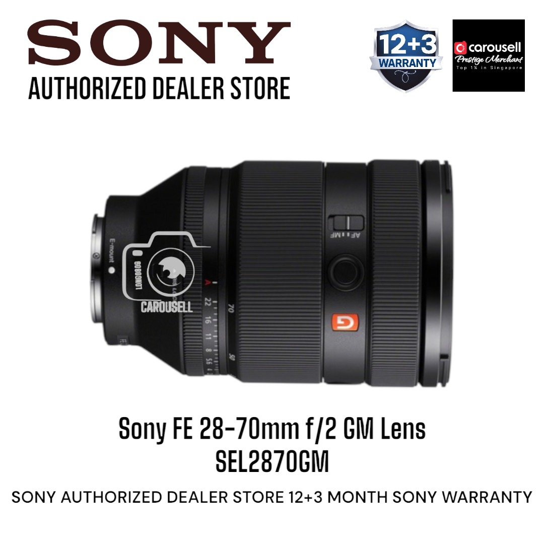 SONY FE 28-70 F2 GM/28-70GM/2870F2GM/28 70F2GM/2870 F2GM/2870F2 GM ...