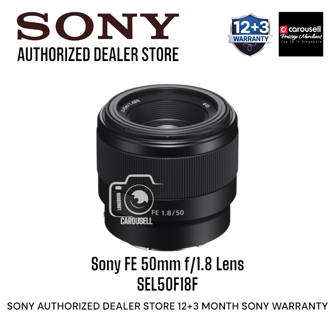 Sony FE 50mm f1.8 | 50mm f/1.8 | 50mm f1.8 | 50mm f 1.8 | SEL50F18F | 50F1.8 FULL FRAME ...