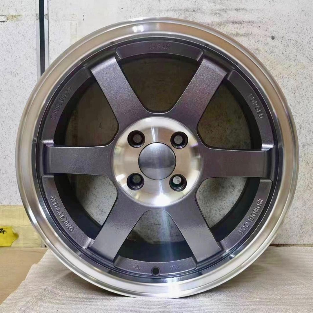 SPORT Rim TE37 THAILAND 16" MYVI SAGA ALZA VIOS CITY JAZZ YARIS MAZDA 2 ...