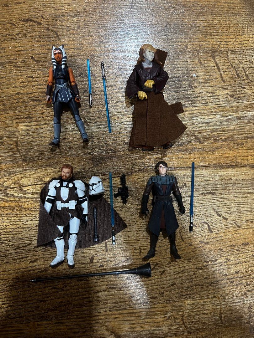 Star Wars 3.75 inch : Saesee Tiin, Anakin Skywalker, Hobbies & Toys ...
