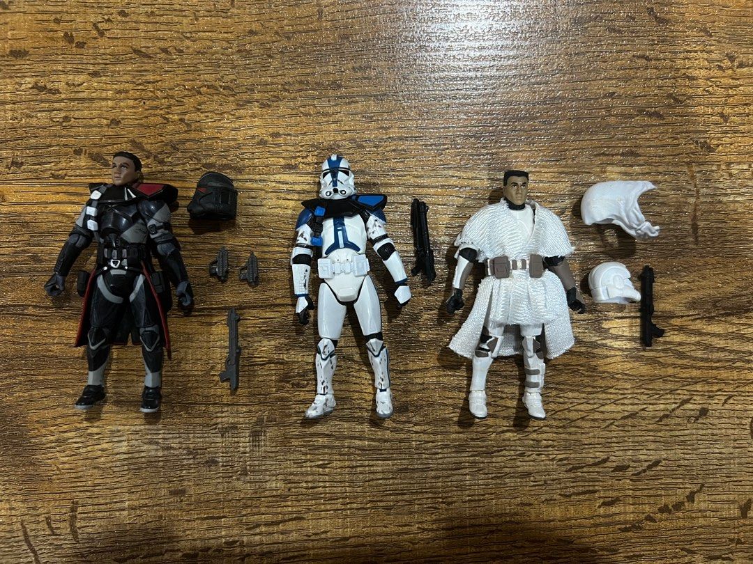 Star Wars 3.75 inch : Commando Appo, Commander Faie, Hobbies & Toys ...