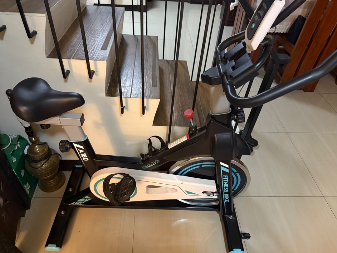 Stationary Fitness Bike, Sports Equipment, Exercise & Fitness, Cardio ...