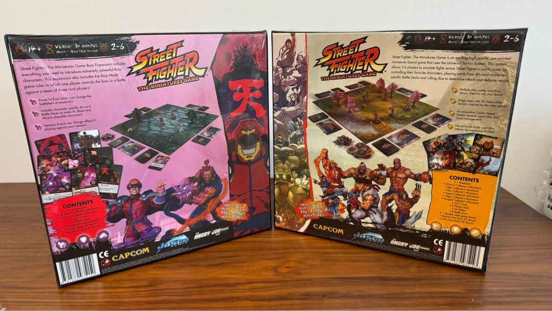 Street Fighter Miniatures Board + Boss Expansion + Alpha + SF 3 + SF 4 ...