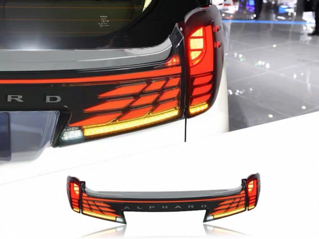 TOYOTA VELLFIRE ALPHARD 15-23 LED AFTERMARKET TAIL LIGHT ONE PIECE, Car ...
