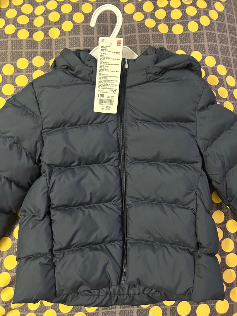 Uniqlo puff tech parka, Babies & Kids, Babies & Kids Fashion on Carousell