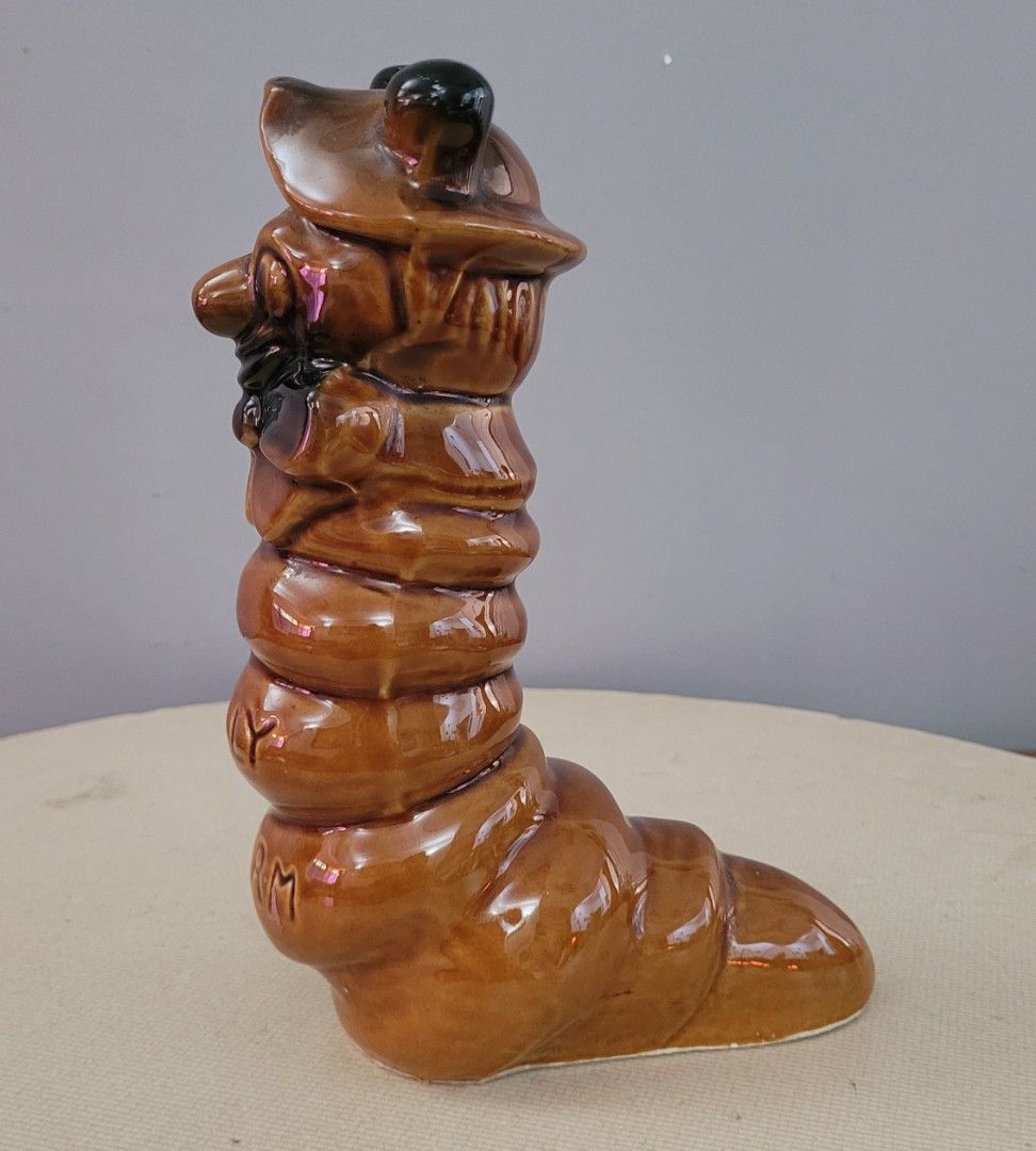 Vintage ceramic Willy Worm coin bank 1970s, Hobbies & Toys ...