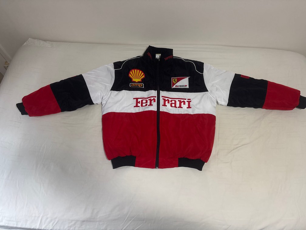 Vintage Ferrari Jacket, Men's Fashion, Coats, Jackets and Outerwear on ...