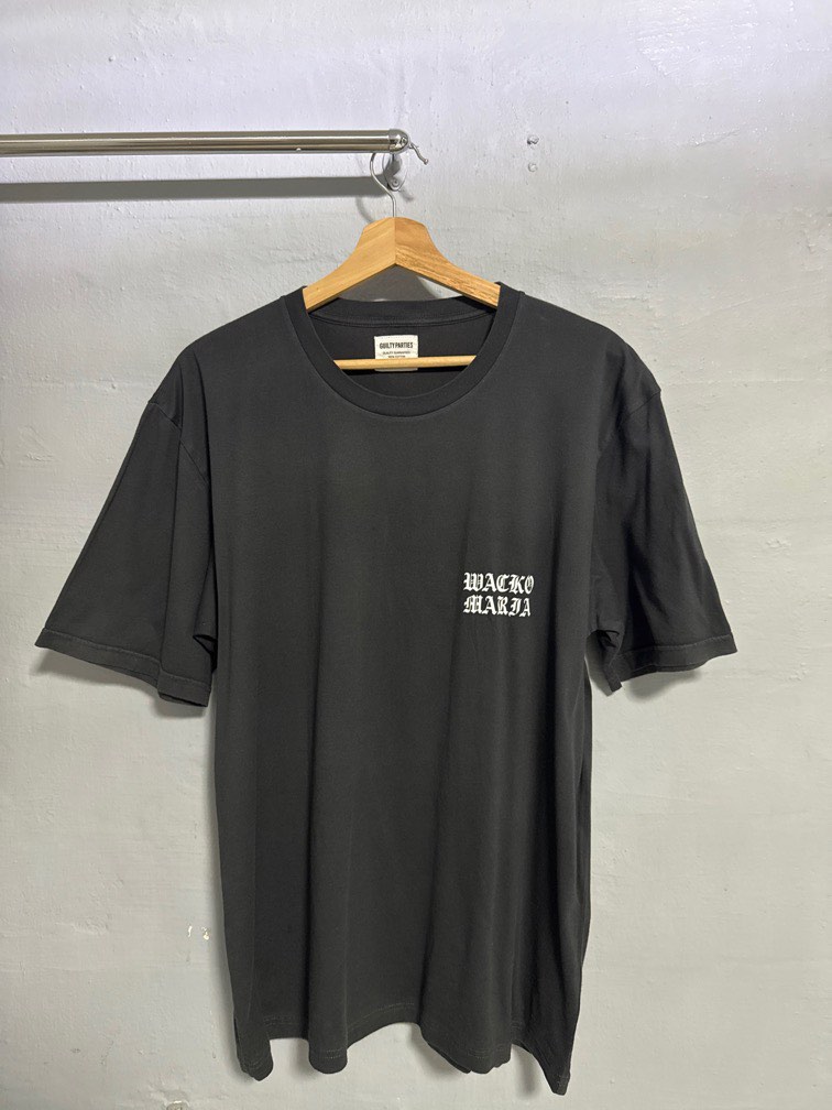 Wacko Maria Logo Tee, Men's Fashion, Tops & Sets, Tshirts & Polo Shirts ...