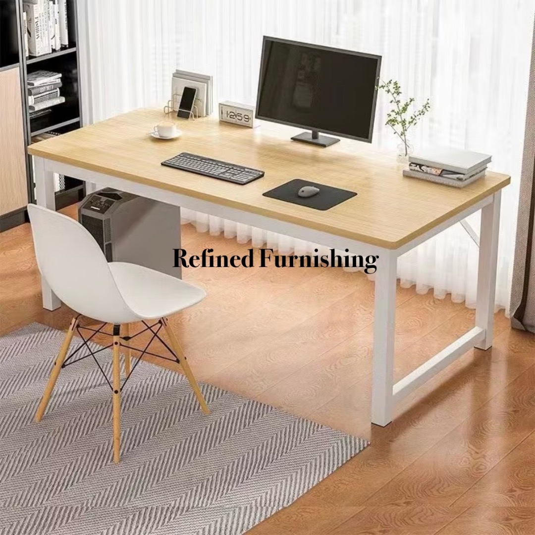 Wood Top Study Table | Computer Work Desk | Office Writing Table ...