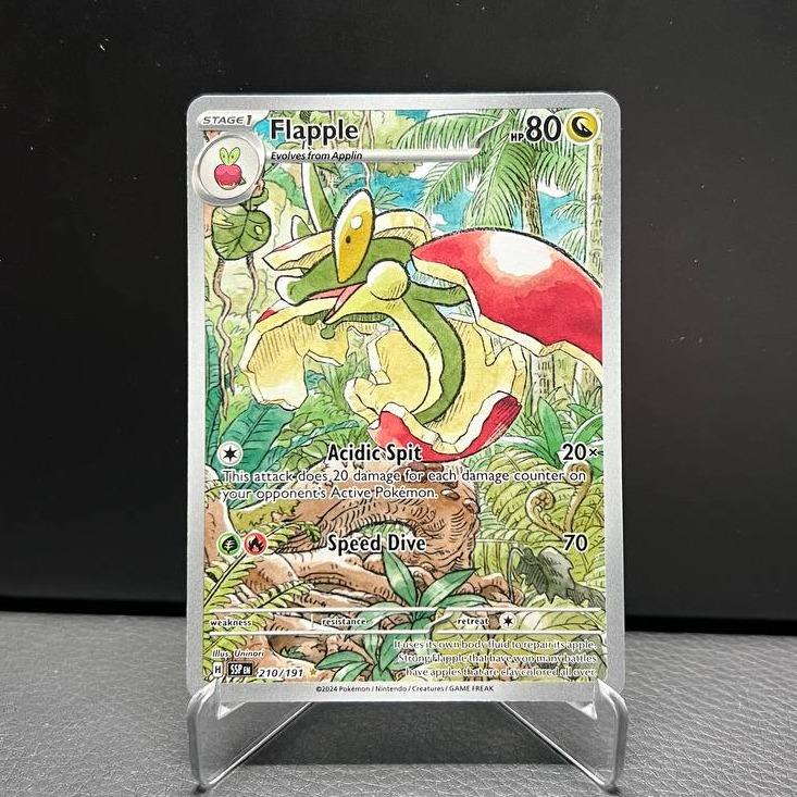 WTS Flapple IR FA 210/191 Surging Sparks Pokemon TCG Illustration Rare ...