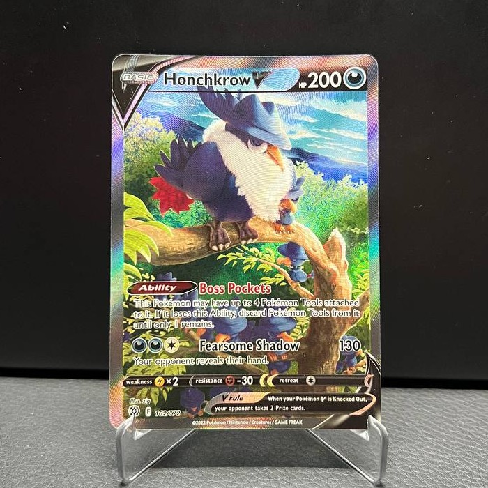 WTS Honchkrow V Alt Art FA 162/172 Brilliant Stars Pokemon TCG ...