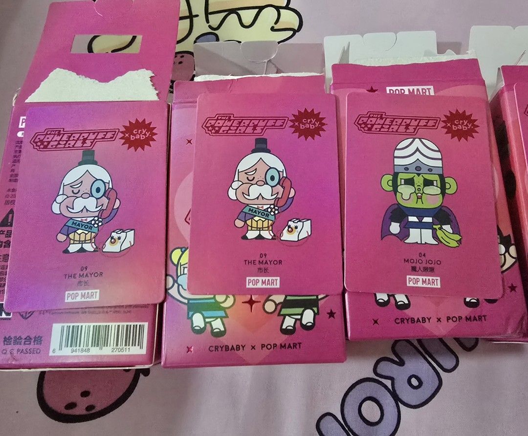 WTS WTT BNIF Crybaby Powerpuff Girls - Mayor, Mojo JoJo, Hobbies & Toys ...