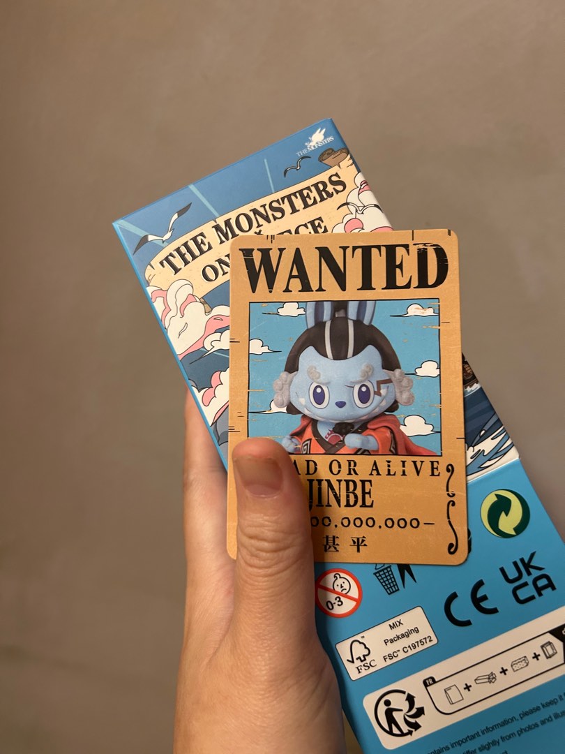 WTT wts authentic popmart Labubu the monster one piece JINBE, Hobbies ...