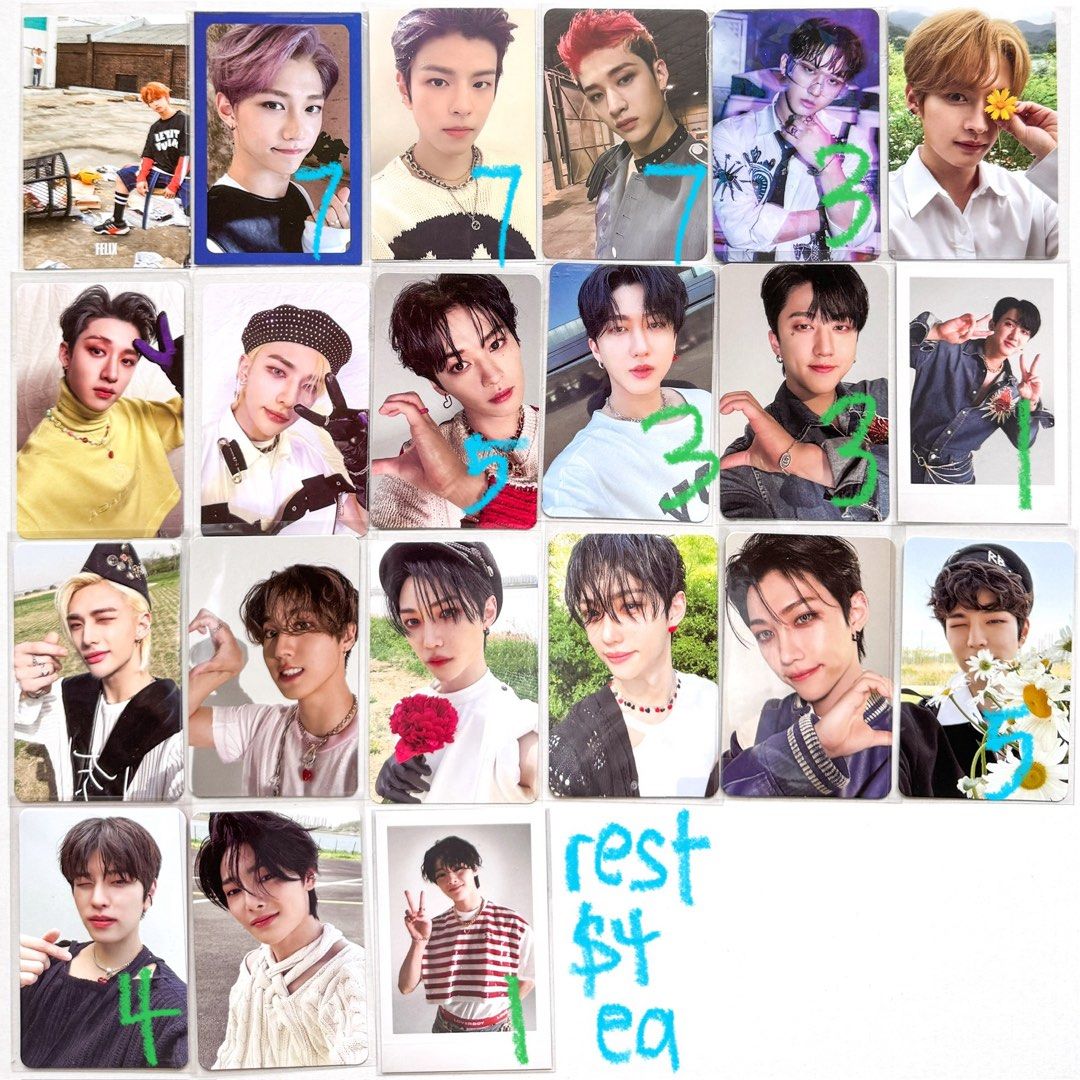 wtt wts skz stray kids photocard pc hop oddinary 5 star rockstar skzhop withdrama synnara ...