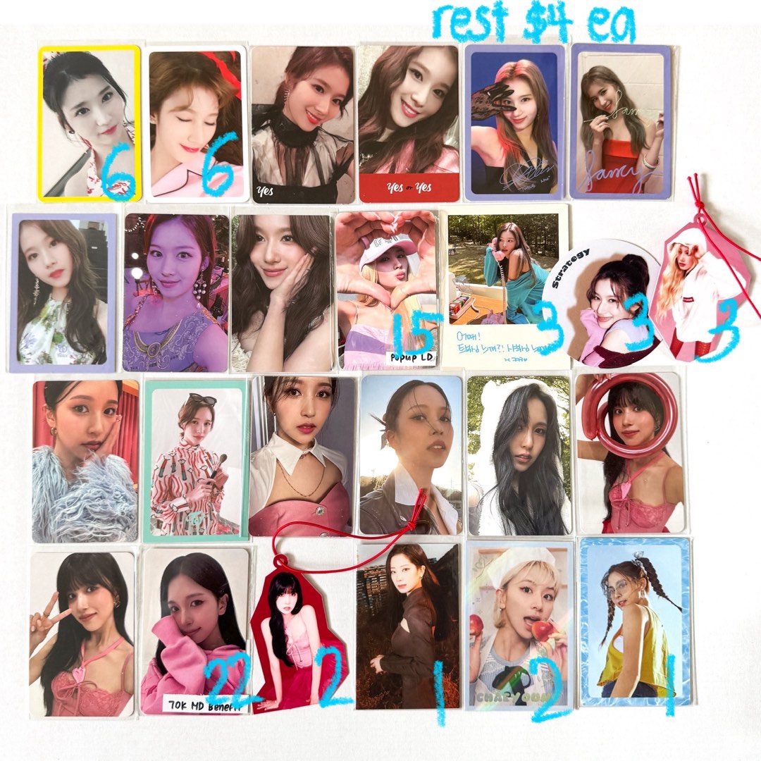 wtt wts twice photocard pc ld trading card tol fol between 1&2 wil yoy ...