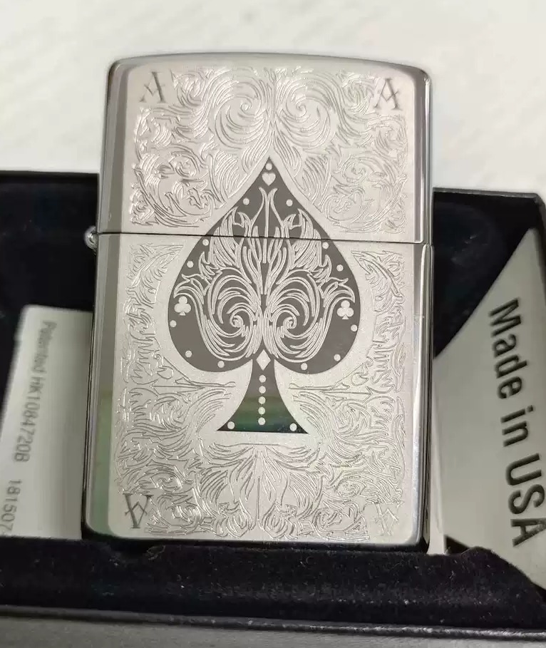 zippo Ace of Spades, Hobbies & Toys, Memorabilia & Collectibles ...