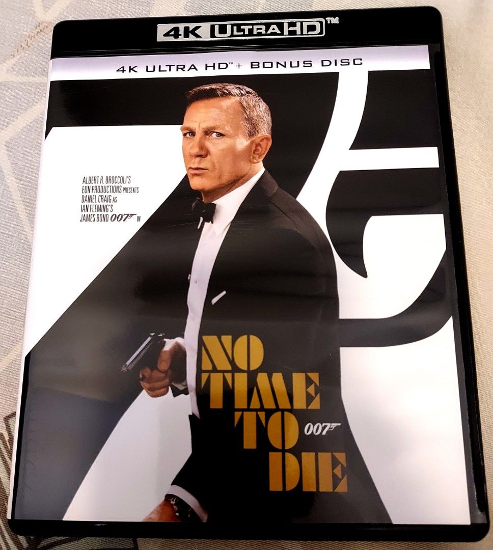 007 No Time To Die 4K Ultra HD + Bonus Disc [Region Free]Like New ...