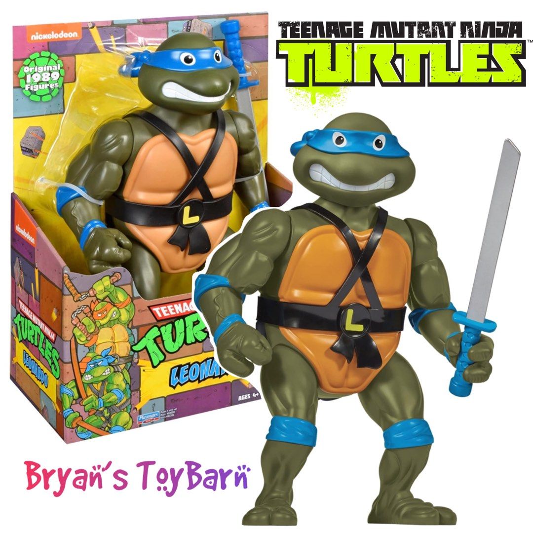 12 inch TMNT Teenage Mutant Ninja Turtles Leonardo & Raphael Classic ...