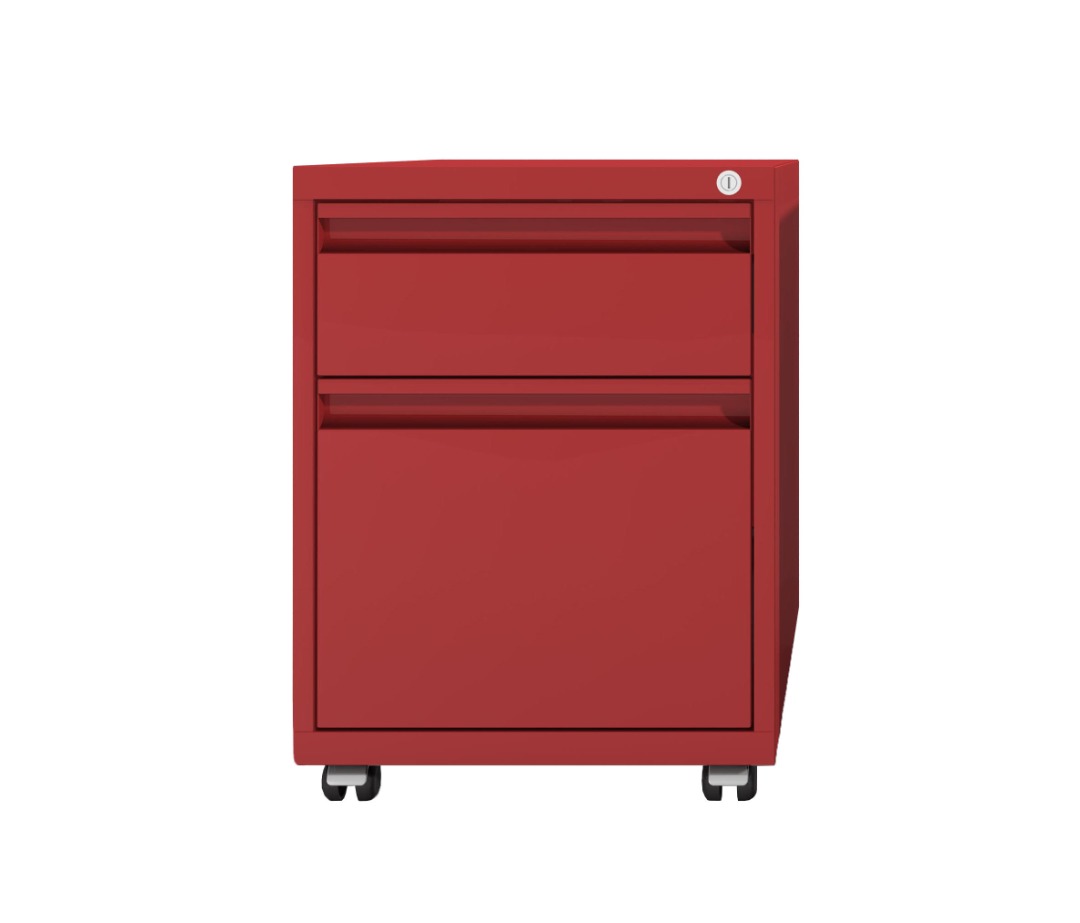 $39 Red 2-drawer Steel Cabinet with Wheel, Furniture & Home Living ...