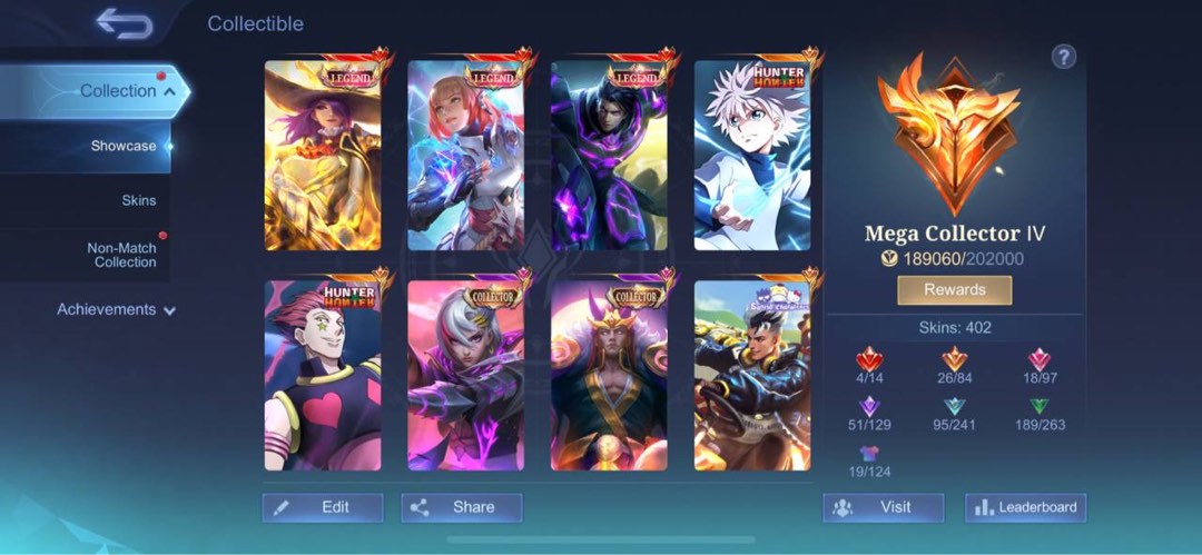 4 Collectors MLBB ACC, Video Gaming, Gaming Accessories, Game Gift Cards & Accounts on Carousell