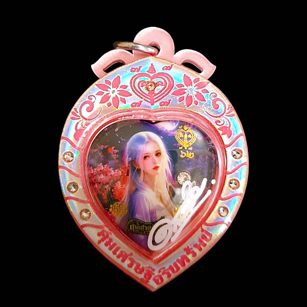 [$68] Heart Shaped Nine Tails Fox Fairy/9 Tail Fox Thai Amulet/九尾狐仙 ...