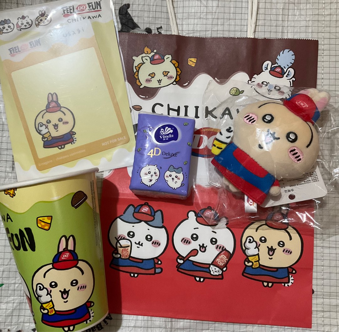 烏薩奇 Usagi 兔哥 Chiikawa吉伊卡哇 DQ聯動, 興趣及遊戲, 玩具 & 遊戲類 - Carousell