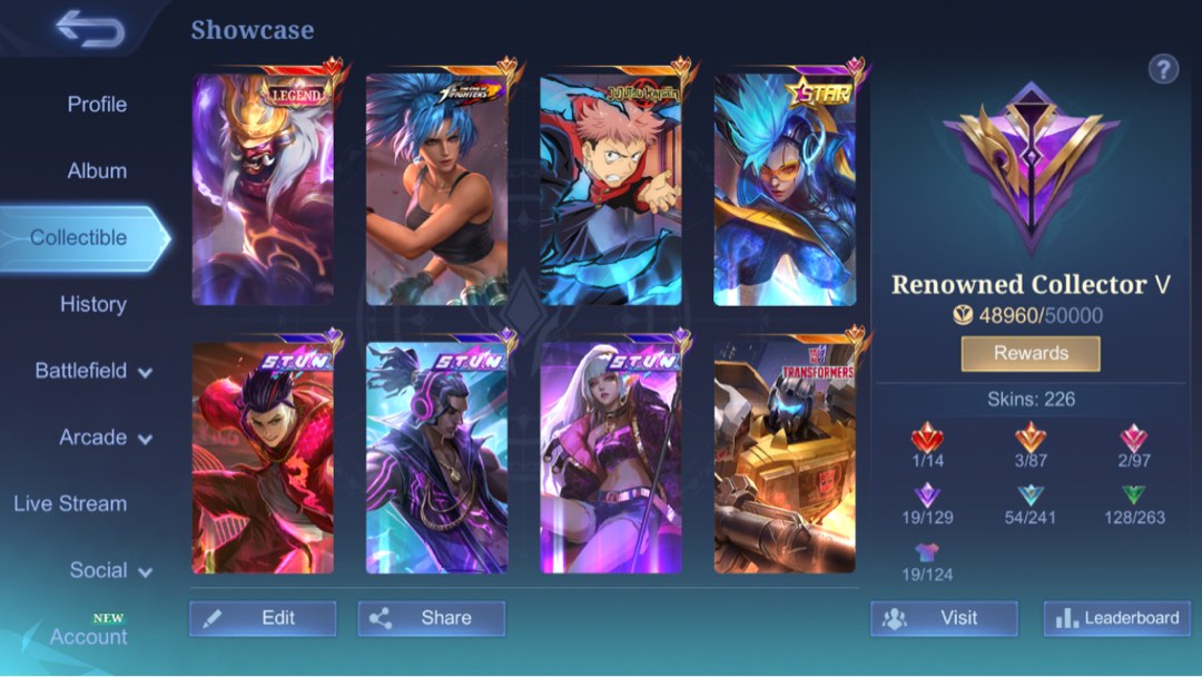 acc mlbb, Video Gaming, Video Games, Others on Carousell