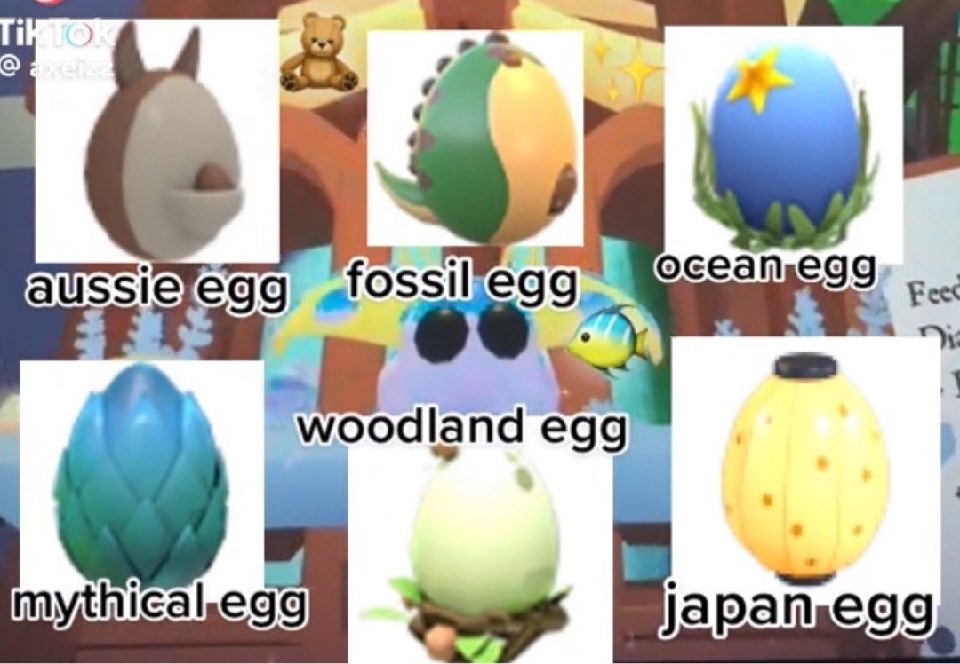 Adopt Me Old Release Eggs , BUY 1 FREE 1, Video Gaming, Video Games ...