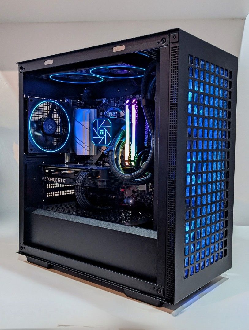 🌊AM4 Mid-Sized/MATX Gaming PC/Desktop 🔥Ryzen-5700X3D + RTX-4060 🔥🌊 ...