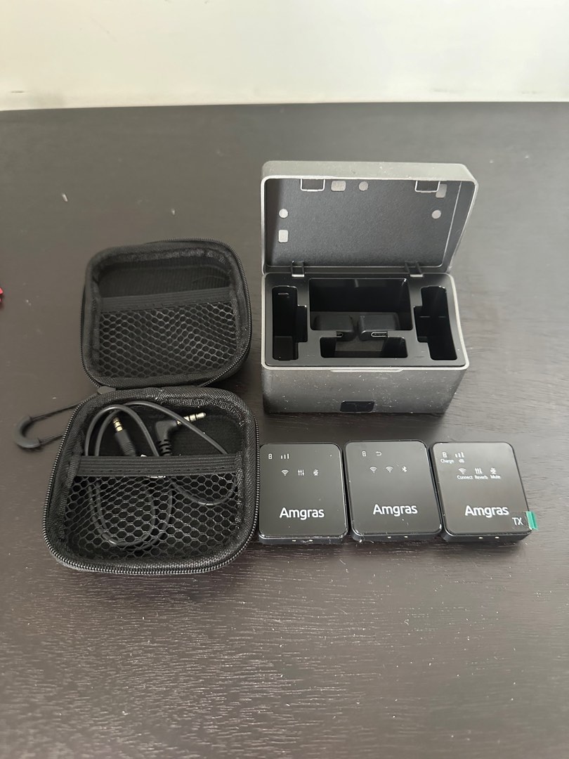 Amgras wireless mic soundmeta IV pro, Audio, Microphones on Carousell