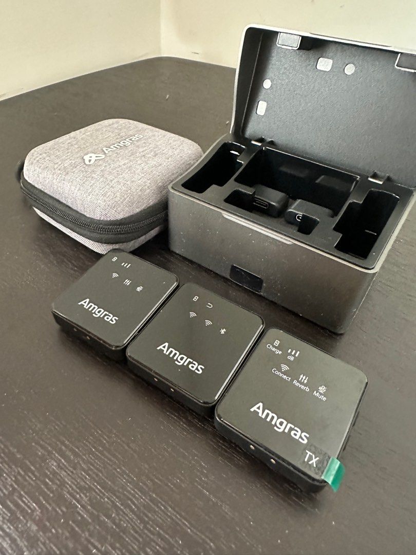 Amgras wireless mic soundmeta IV pro, Audio, Microphones on Carousell