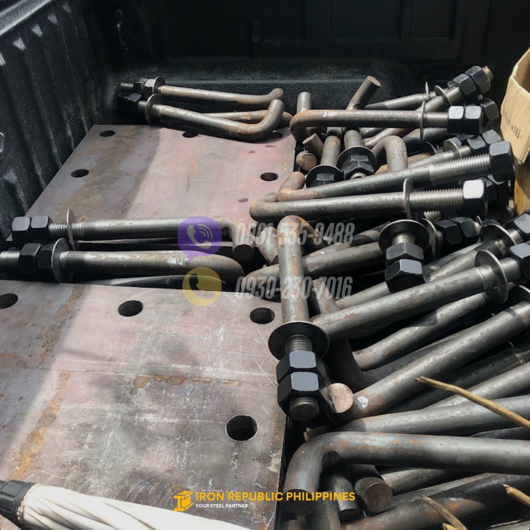 Anchor Bolts and Base Plates / 18"x46"x3/4"thk Base Plates / MS Plate ...