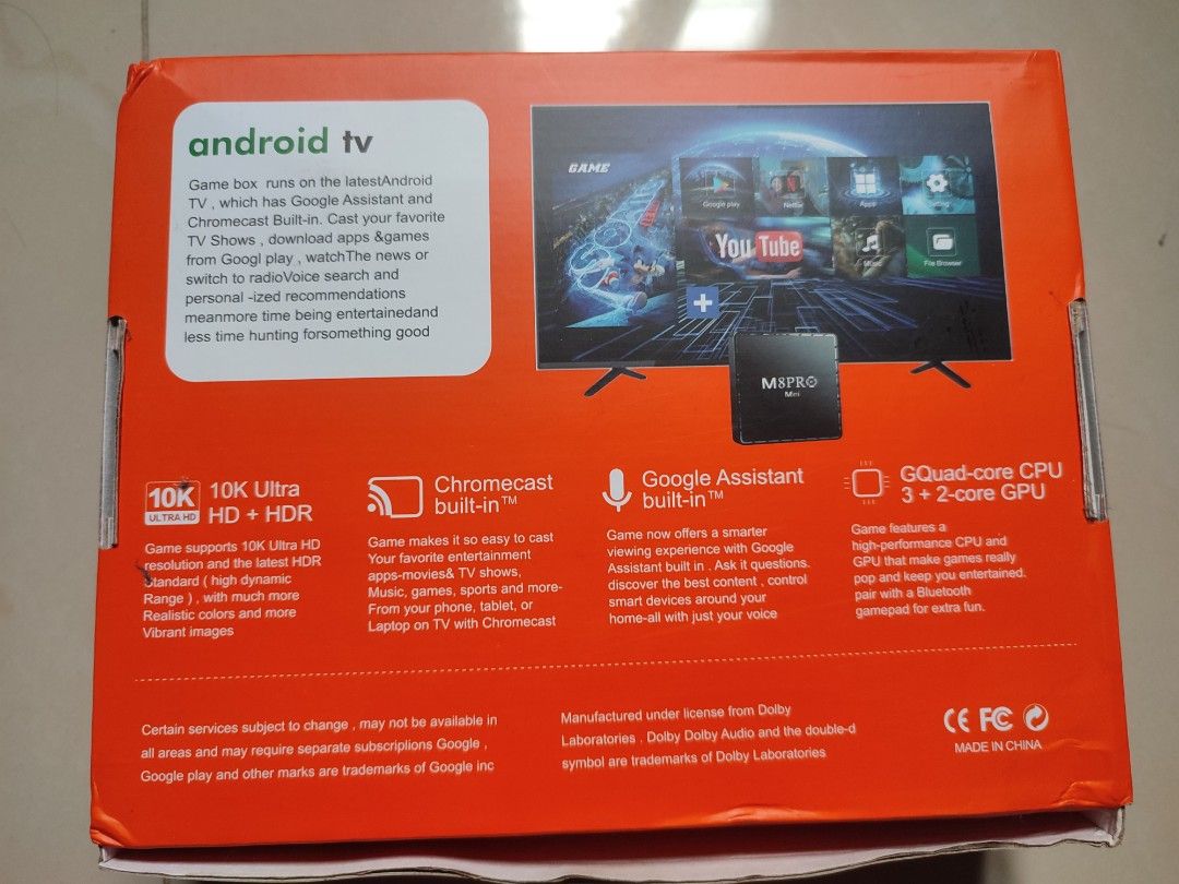 android tv game M8 PRO playstation, TV & Home Appliances, TV ...